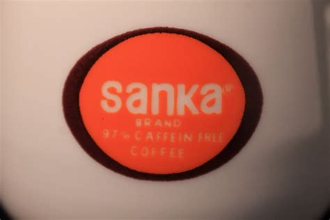 Sanka Decaffeinated Coffee Pedestal Stacking Mugs Vintage Etsy
