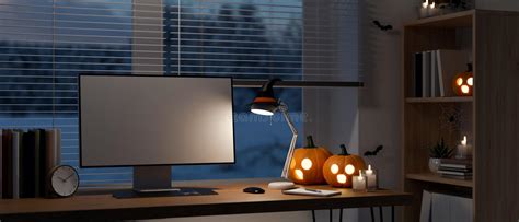 Computer Mockup Dark Room Stock Illustrations 887 Computer Mockup