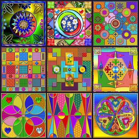 Пазл «Коллаж из 2025 элементов Собрать онлайн пазл №247208