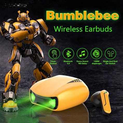 Aubess True Wireless Headphones Bluetooth Earphone For Bumblebee Low
