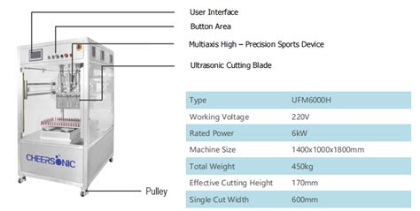 Versatile Ultrasonic Slicing Machine Dessert Slicing Machine