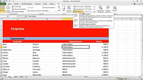 Anclar Celdas En Excel Cios