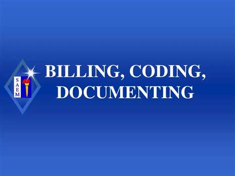 PPT BILLING CODING DOCUMENTING PowerPoint Presentation Free Download ID