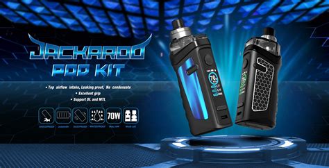 Jackaroo Pod Kit By Vandy Vape 70 Watt Vape Hub Bd