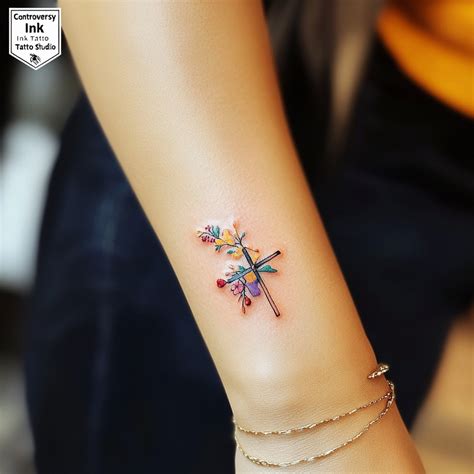 41 Beautiful Cross Tattoos For Women Faith Style And Meaning In 2026