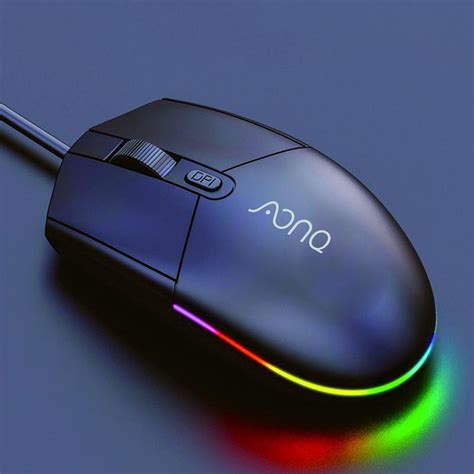 Ergonomic Rgb Luminous Wired Mouse Gaming Mouse Computer Notebook Office Mouse With Colorful