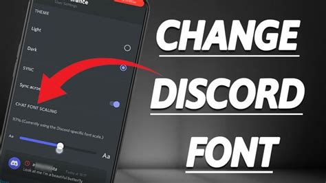 How To Change Font Size In Discord App Discord Beautiful Butterflies User Settings