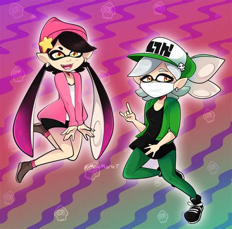 Casual Squid Sisters By Mimimariet On Deviantart