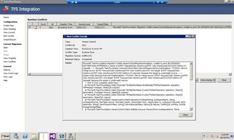 Tfs Integration Tools Issue Tf14009 Cannot Merge Source Into Target