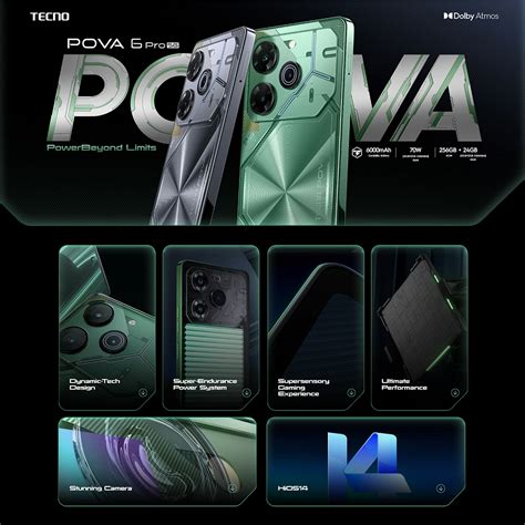 Tecno Pova Pro G Smartphone Gb Gb Mediatek Dimensity G Fhd Hz