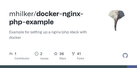 Docker Nginx Php Exampledockerphpdockerfile At Master · Mhilkerdocker Nginx Php Example · Github