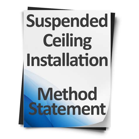 Download Method Statement Suspended Ceiling Installation