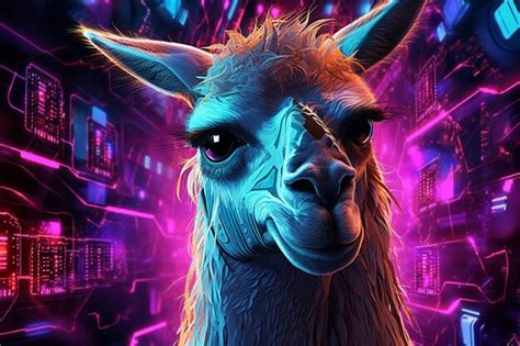 Premium Ai Image Llama Art Wallpaper Showcasing The Arriving Of A New Revolutionary Ai Model