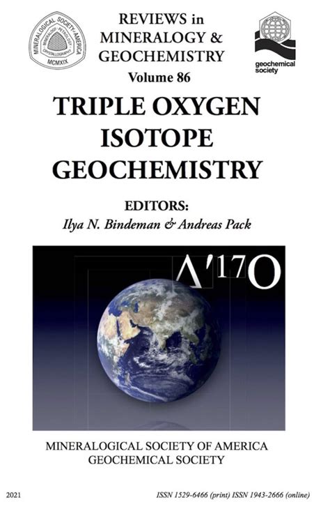 Volume 86 Triple Oxygen Isotope Geochemistry Msa