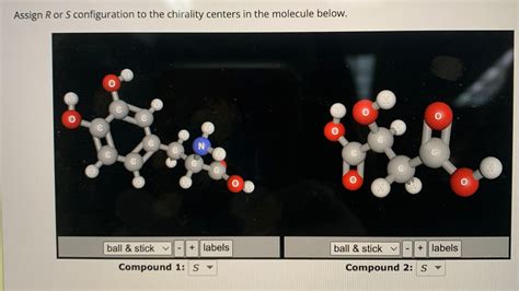 Solved Assign R Or S Configurations Chegg