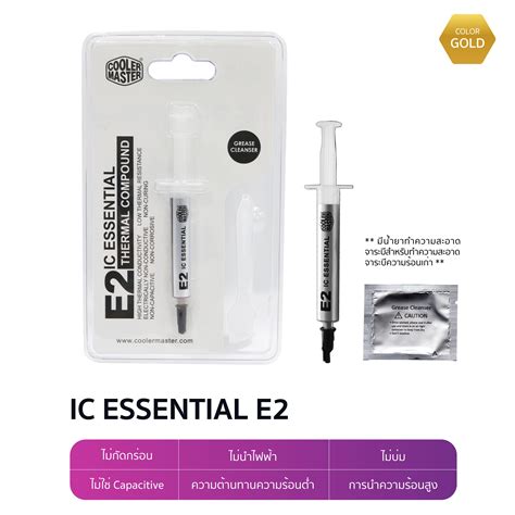 Coolermaster Silicone Cpu Thermal Paste ซิลิโคน ซีพียู ช่วยระบายความร้อนได้อย่างมีประสิทธิภาพ