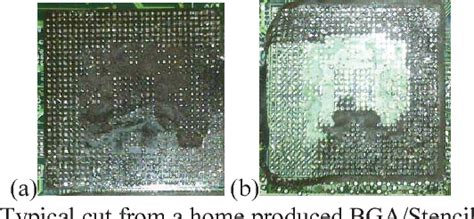 Figure From Structure Of Ball Grid Array Permanent Semi Elastomeric Thermally Conductive Crumb