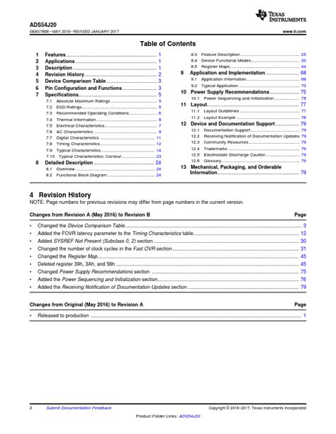 ADS J Analog To Digital Converters Texas Instruments