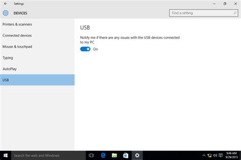 Windows 10 Build 10547 Features New USB Options