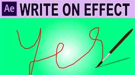 learn how to create an animated write on effect in adobe after effects
