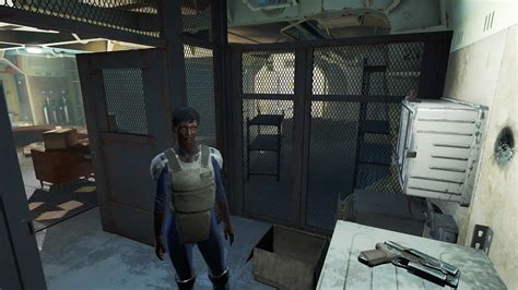 [search] Metal Wall Segments With Grid Lattice Structure E G Vault111 Overseers Office