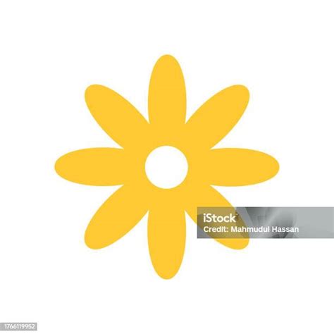 꽃 아이콘입니다 꽃 바람 빠진 것 아이콘 상징 벡터 일러스트 0명에 대한 스톡 벡터 아트 및 기타 이미지 0명 개념