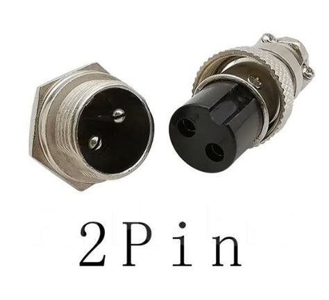 Разъем разборный Gx12 2 Pin двухконтактный с ответной частью папа мама новый в наличии Цена