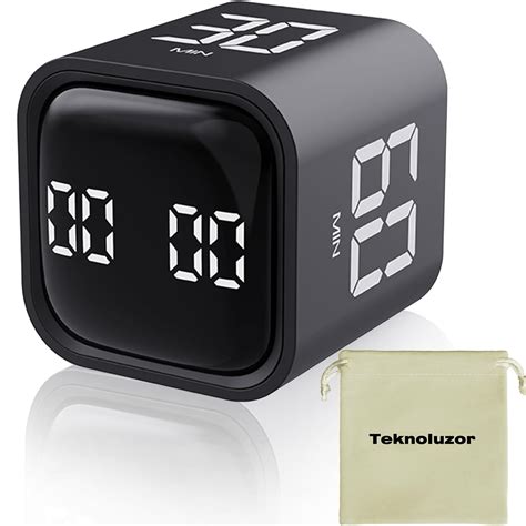 Teknoluzor Digital Cube Pomodoro Timer Productivity Timer Kitchen Timer Desk Desertcart India