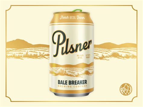 Bale Breaker Pilsner Packaging Design Beer Packaging Beer Can Design