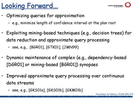 Approximate Query Processing Taming The Terabytes A Tutorial Ppt