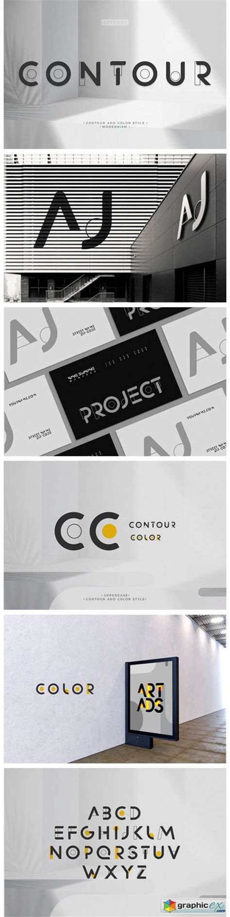 Contour Font Free Download Vector Stock Image Photoshop Icon