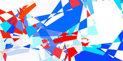 Light Blue Red Vector Pattern With Polygonal Shapes Vector Art At Vecteezy