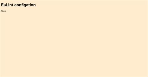 EsLint Config Codesandbox
