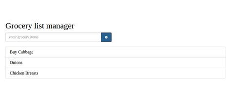 Creating A Grocery List Manager Using Angular Part Add Display Items Envato Tuts