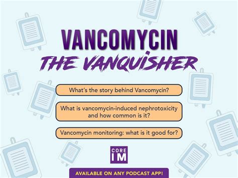 Core Im Mind The Gap On Vancomycin Clinical Correlations