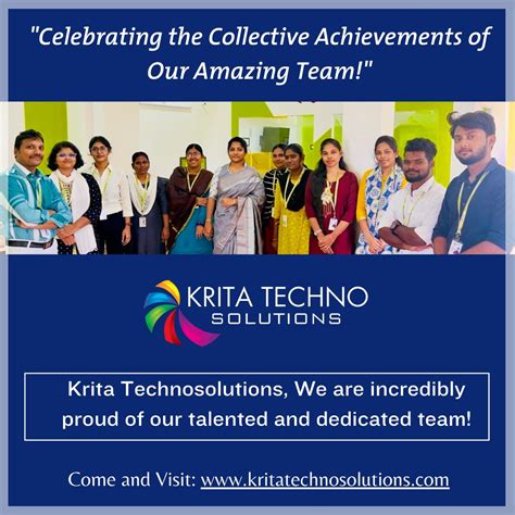 Krita Technosolutions On Linkedin Teamachievements