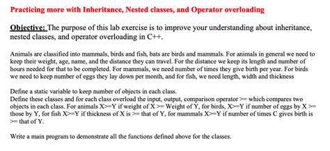 Solved Practicing More With Inheritance Nested Classes And