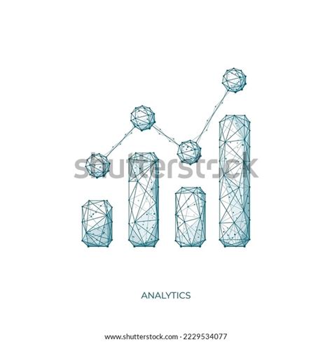 Isolated Vector Analytics Chart On White Stock Vector Royalty Free 2229534077 Shutterstock