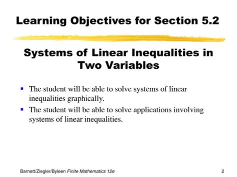 Ppt Chapter 5 Linear Inequalities And Linear Programming Powerpoint Presentation Id 852182