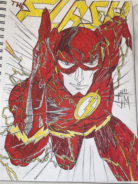 The Flash Comic Art