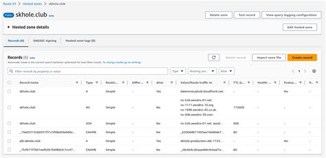 Amazon Web Services Aws Route 53 Dig My Subdomain Returns No Records Stack Overflow