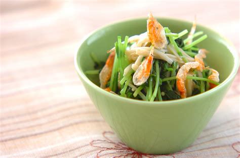 豆苗のお浸し（副菜）レシピ・作り方 E・レシピ