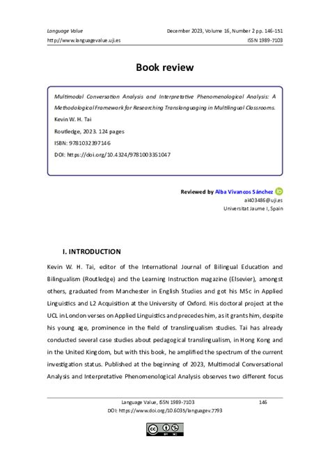 Pdf Multimodal Conversation Analysis And Interpretative Phenomenological Analysis A