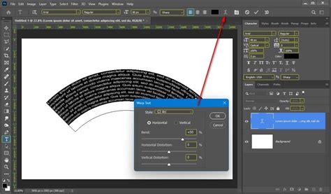 Multiple Lines Of Text On A Curve Rphotoshop