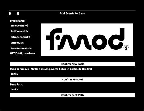 Johan Englund On Linkedin Fmod Bank And Event Organisation Scripts Delete Add Move Multiple