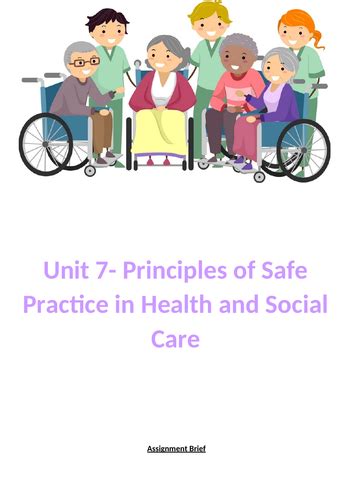 Hsc Level 3 Unit 7 Principles Of Safe Practice Teaching Resources