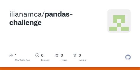 github ilianamca pandas challenge