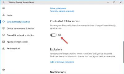 How To Enable And Use Controlled Folder Access In Windows 11