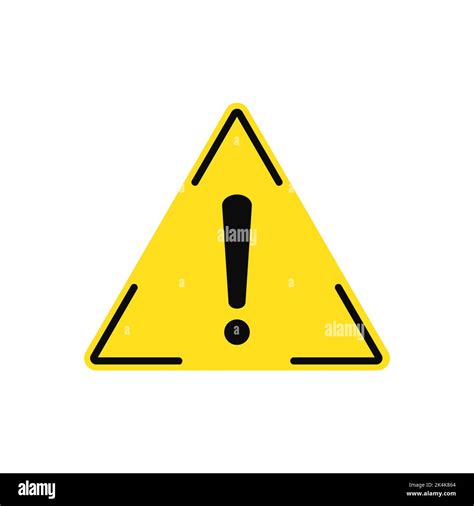 Attention Triangle Signs Yellow Exclamation Symbols Stock Vector Image And Art Alamy