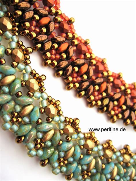 Perlen Perlen Perlen Super Duo Beads Bead Jewellery Jewelry Patterns